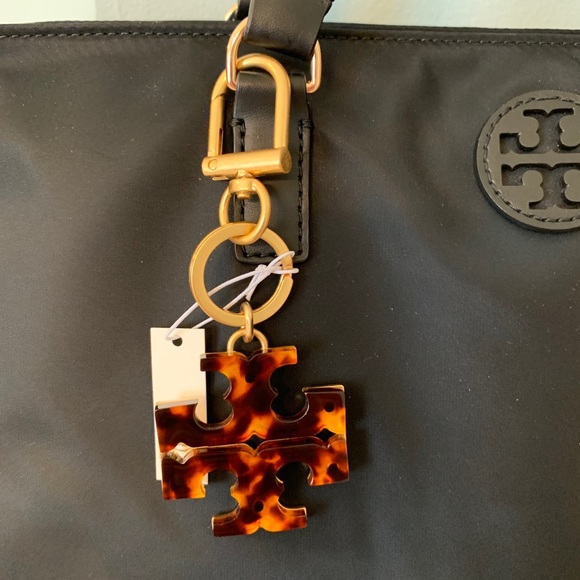 Tory Burch | Accessories | Tory Burch Stacked Tortoise Key Fobbag Charm ...